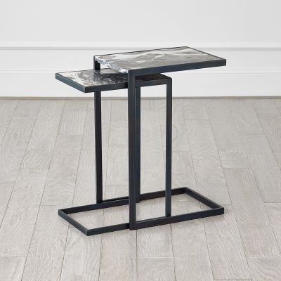 Studio A Home Nudge Nesting Table (Gunmetal - Large) - GV-7.91665 ...
