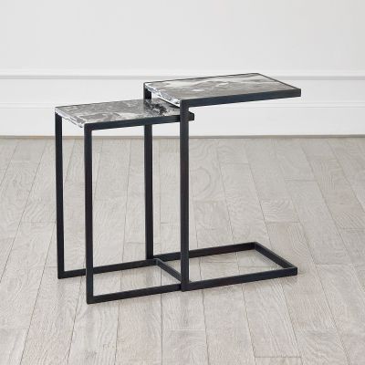 Studio A Home Nudge Nesting Table (Gunmetal - Large) - GV-7.91665 ...